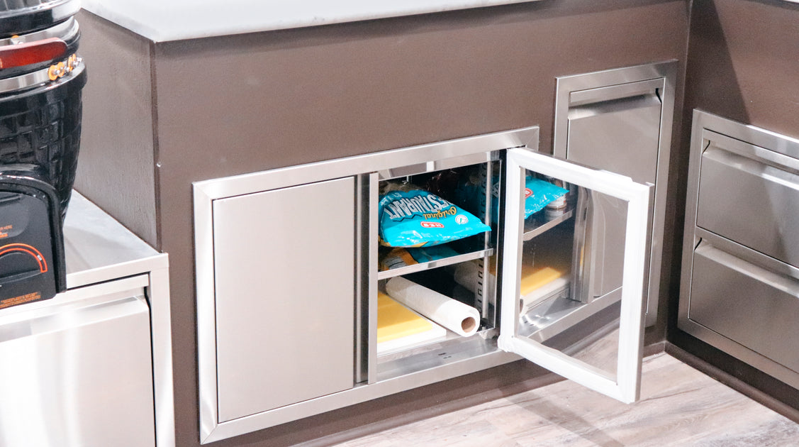 Outdoor Kitchen Storage Solutions: Dry Pantry vs. Access Doors and Dra ...